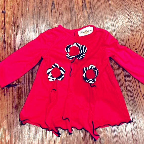 Rare Editions | Shirts & Tops | Rare Editions Pink Baby Girl Long Sleeve Shirt 9 Month | Poshmark